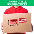 Large Moving Labels for Boxes Color Coded, 460 Stickers for Home Moving ...