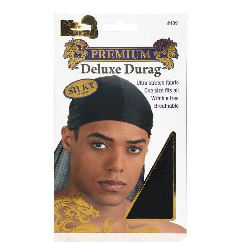 Click here for Annie Mr. Durag Deluxe Durag With Silky Finish Bla... prices