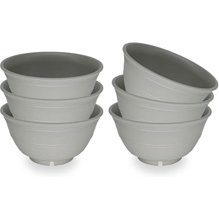 Unbreakable Cereal Bowl 30 OZ Wheat Straw Fiber Lightweight Bowl Sets 6 ...