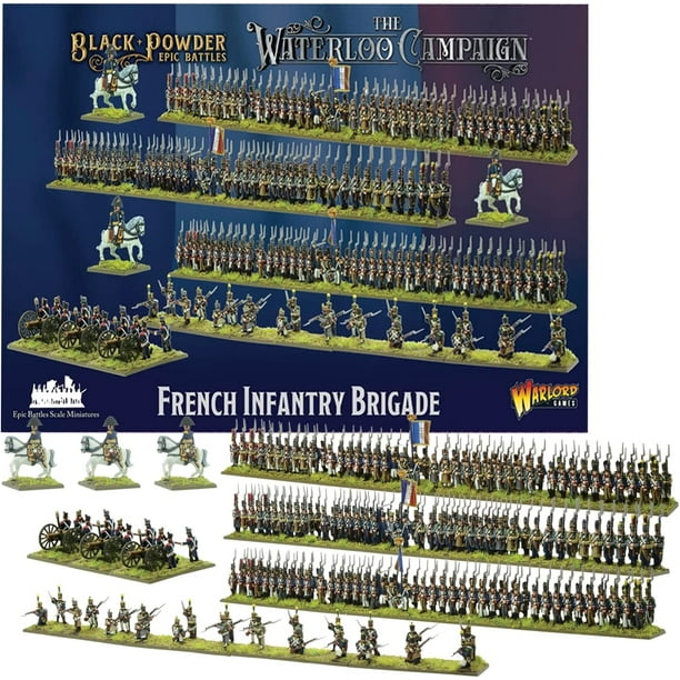 Wargames Delivered - Black Powder Epic Battles Waterloo French Infantry ...