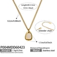 AEXTO Jewelry for Women 14K Gold Plated Dainty Star Design Pendant ...