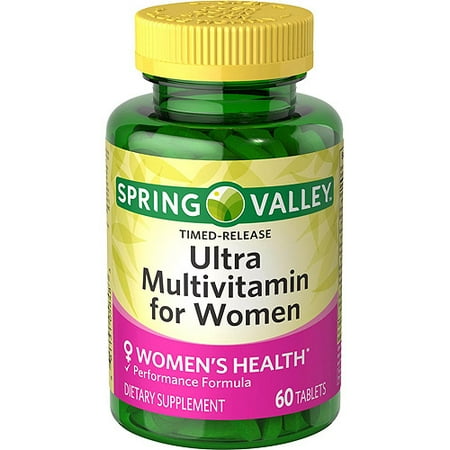 Spring Valley Ultra Multivitamin for Women Tablets, 60 count - Walmart.com