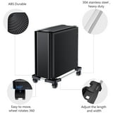 Loghot Adjustable PC Tower Stand with Wheels, Desktop CPU Riser, Heat ...