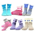 TeeHee Girls Toddler Kids Socks Cute and Fun Cotton Crew Socks 18 Pair ...