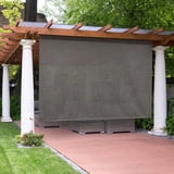Keystone Fabrics Premium Outdoor Roller Patio Sun Shade 10ft Wide ...