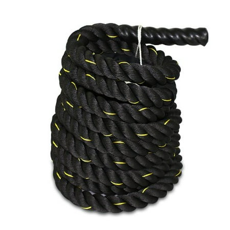 ZENY Exercise Battle Rope 1.5" Diameter 30ft/40ft/50ft Length Poly ...