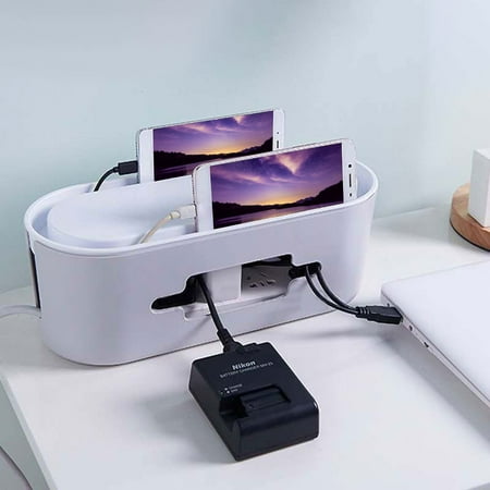 Extension Plug Socket Storage Box Extension Plug Cable Organizer Holder ...