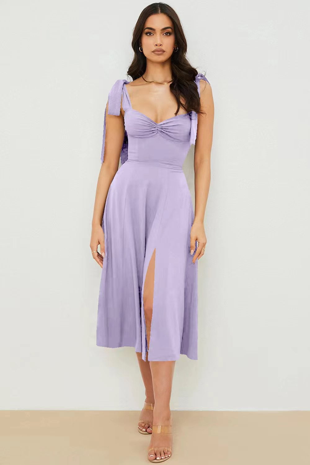 Summer Dresses For Women 2022 Sexy Halter Print Lacing Open Wrap High