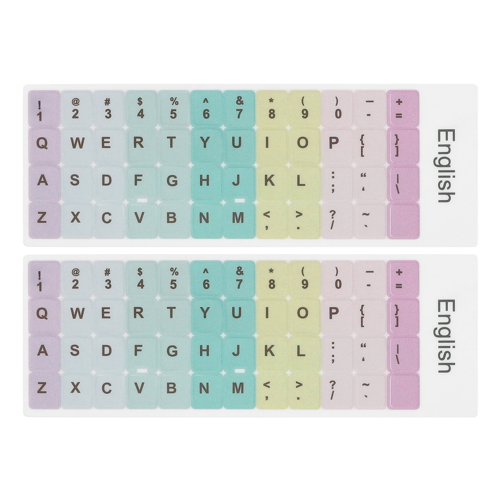 Uxcell Universal English Keyboard Stickers, Replacement Keyboard ...