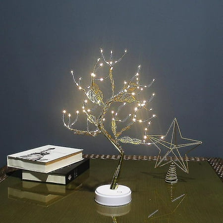 Tabletop Bonsai Lighted Tree Led Christmas Decorations Table Tree Lamp ...