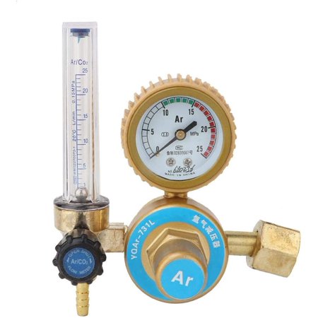 Argon CO2 Flow Meter Regulator, Pressure Gauge 0~25MPa, Universal Argon ...