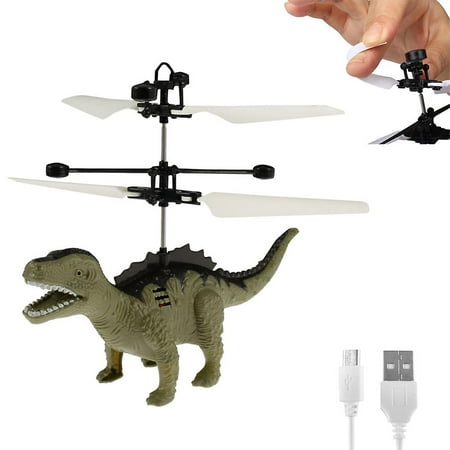 Mini Handheld Flying Helicopter Dinosaur Toy With Sensor Hand ...