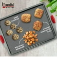 Premium Nonstick Baking Sheet Pans – Set of 3, Heavy-Gauge Carbon Steel ...