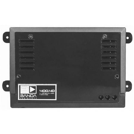 Banda Audioparts 400.4BLACK Black Four Channel 100 watts at 2 ohm Car ...