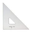 Pacific Arc Drafting Triangle, 4-inch, 30/60/90 Degrees, Clear Acrylic ...