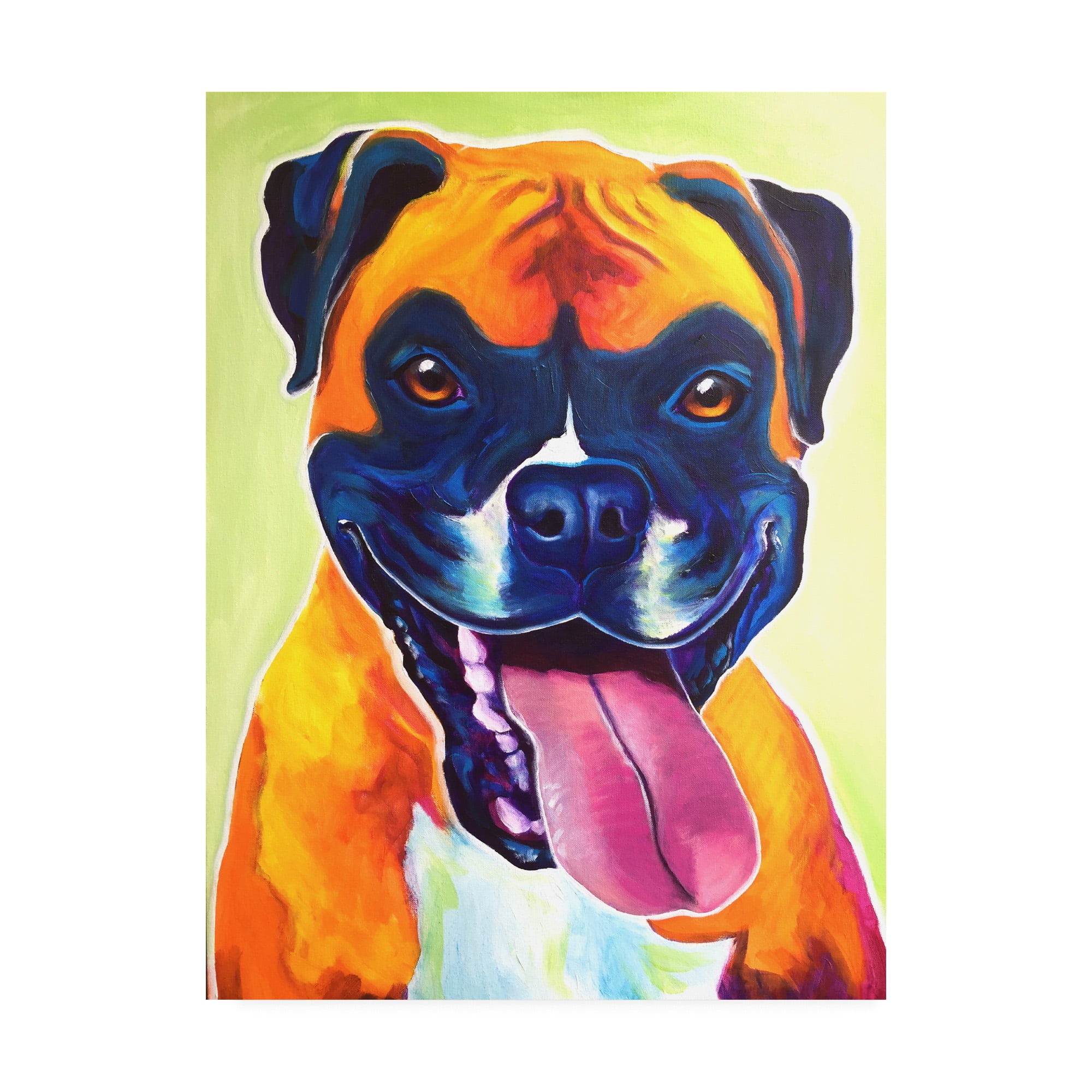 Trademark Fine Art 'Boxer Bear' Canvas Art by DawgArt - Walmart.com ...