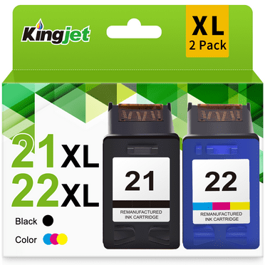 Replacement 21XL 22XL 21 22 High Yield Ink Cartridge compatible for HP ...
