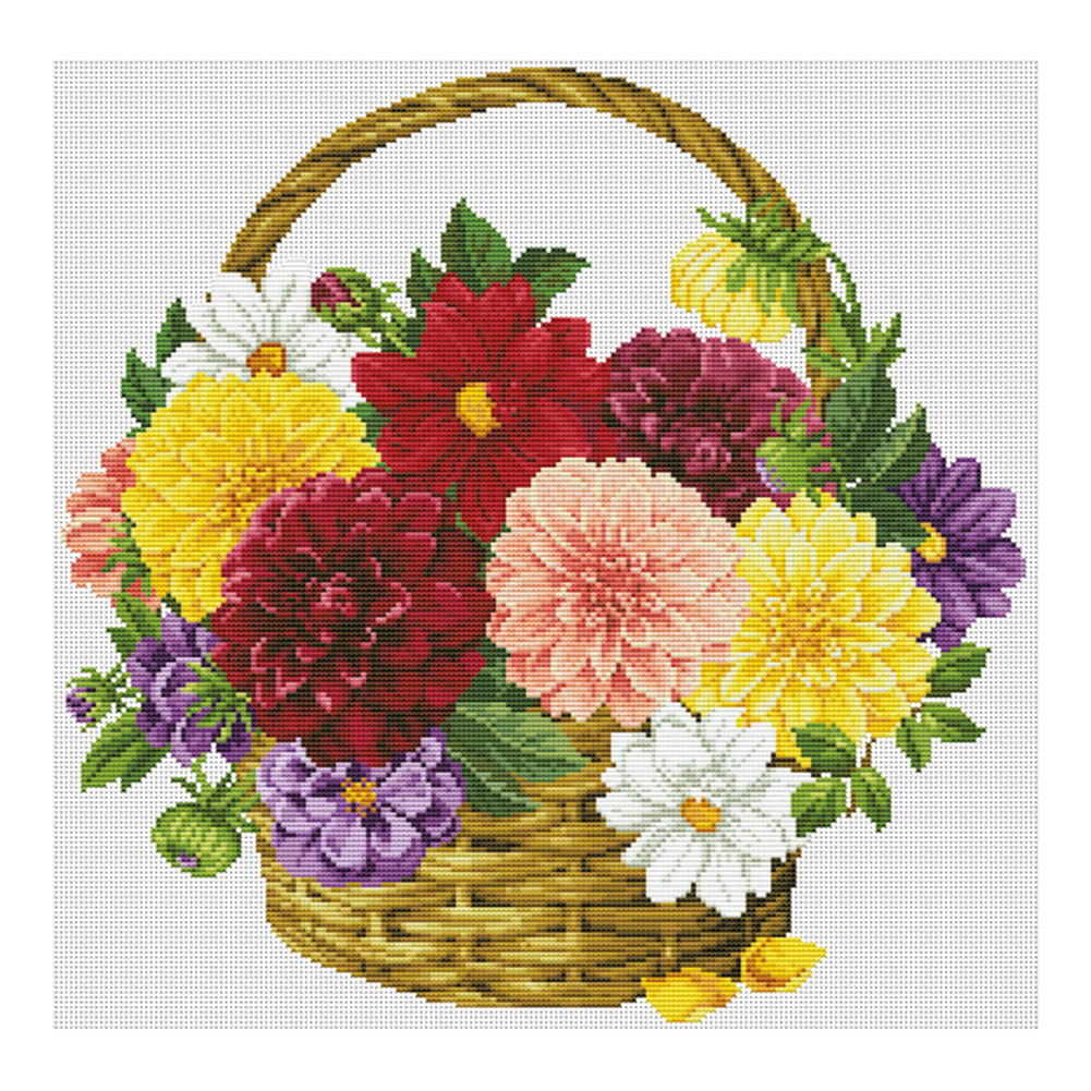 Kits & How To Sewing & Fiber Needlepoint Kit or Canvas Chrysanthemum ...