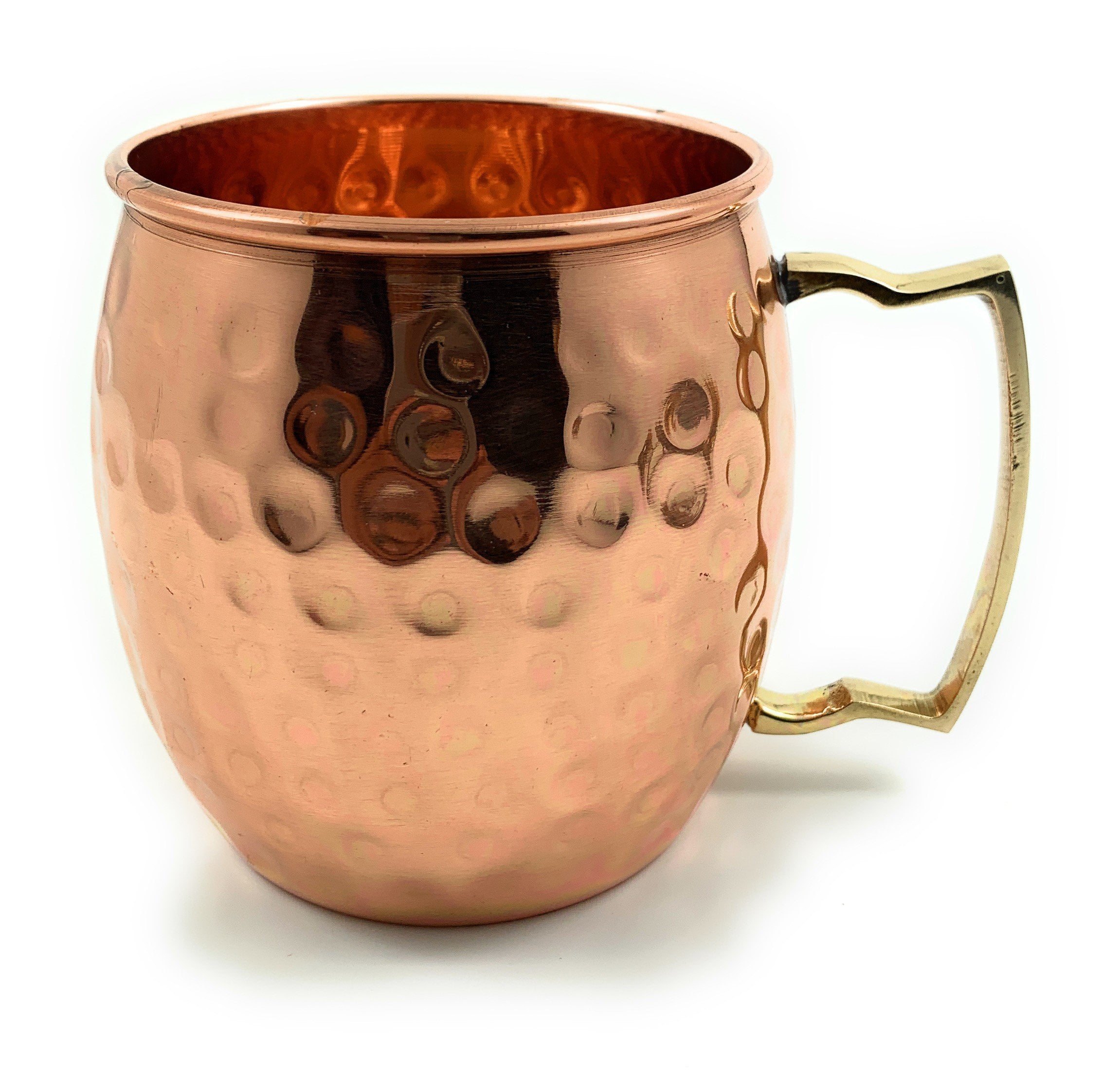 Copper Moscow Mule Mug Hammered Set Of 4