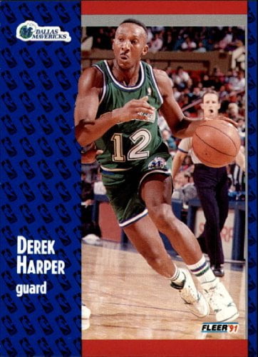 1991-92 Fleer #45 Derek Harper NBA Basketball Trading Card - Walmart.com