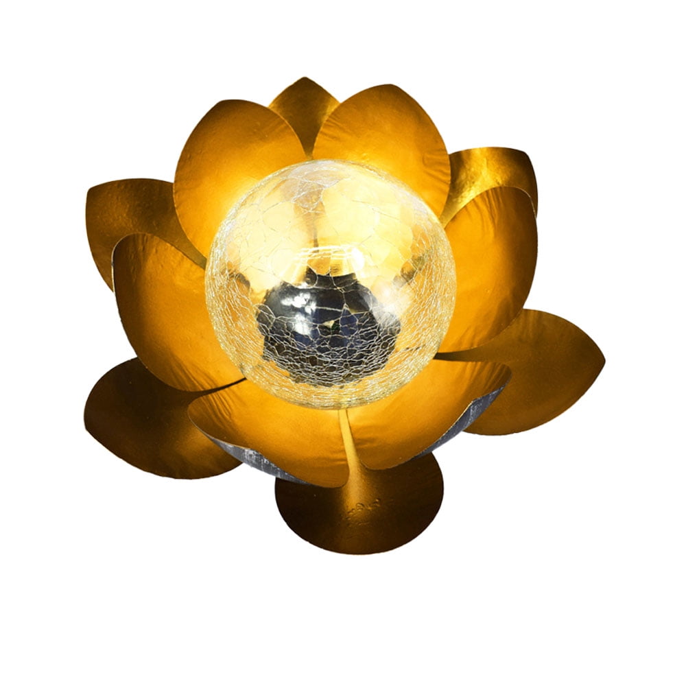 Outdoor Solar Garden Lights, Lotus Decoration, LED Flower Lights for ...