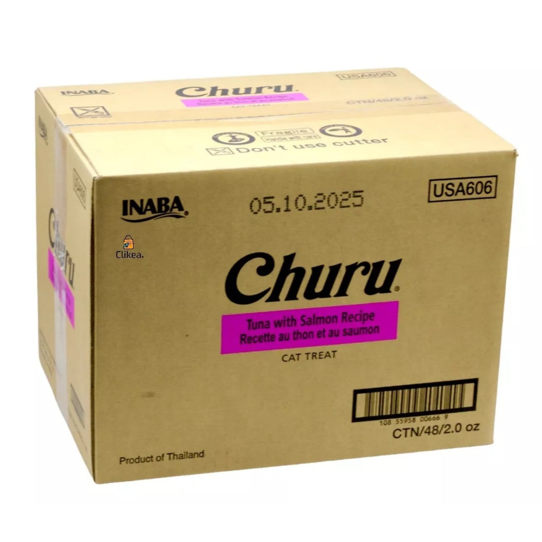Caja con 192 Churu Atún con Salmón de 14 g (48 Sobres) | Walmart en línea