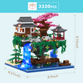 Kimiangel Cherry Blossom Bonsai Tree Building Kit, 3320 PCS Block Set ...