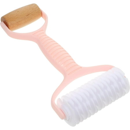 Pastry Pizza Roller Double Roller Wooden Dough Roller Non-stick H Shaped Rolling Pin for Baking ...