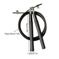 Speed Jump Rope with Aluminum Alloy Handles, Adjustable Steel Wire ...