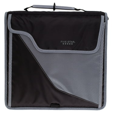 Five Star Zipper Binder, 1 Inch 3-Ring Binder, Carry-All with Internal ...