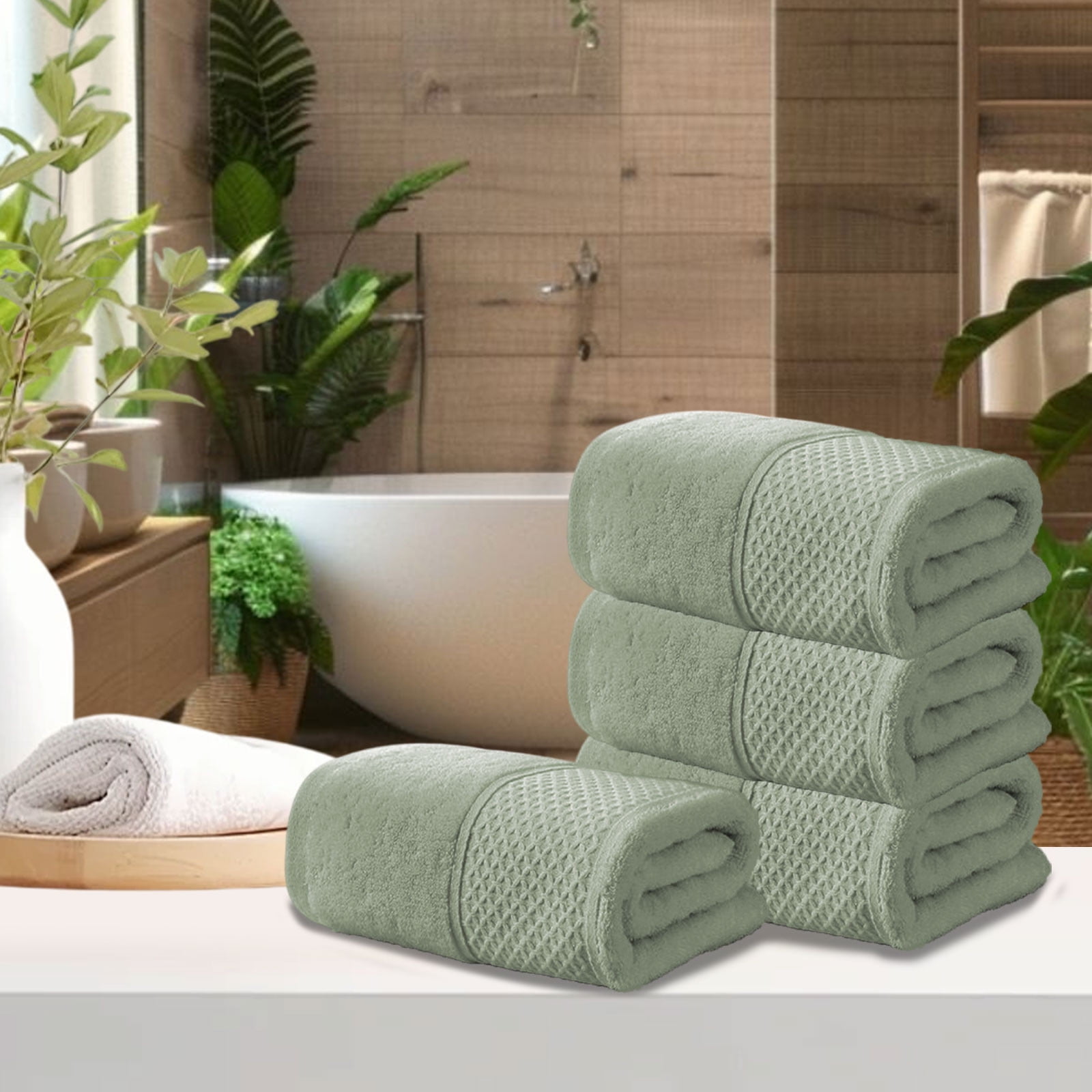Boovnll Hand Towels for Bathroom, 13x29" Super Soft & Absorbent Quick ...