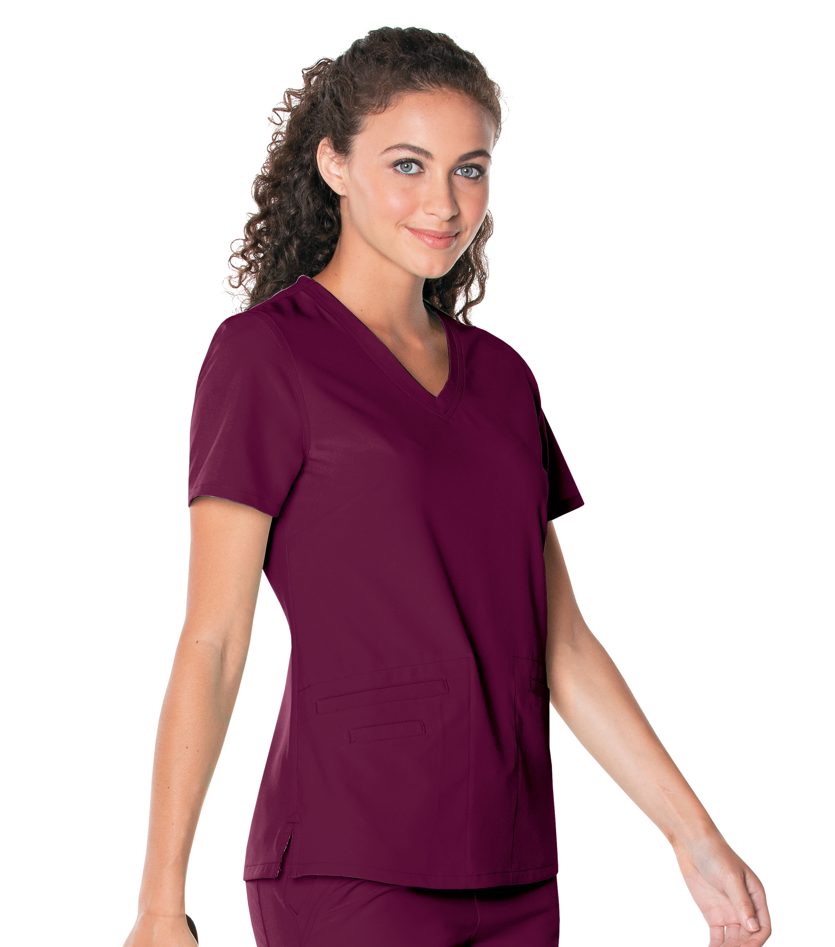 Urbane Performance Women's Motivate Modern Fit Two Pocket V-Neck Scrub ...