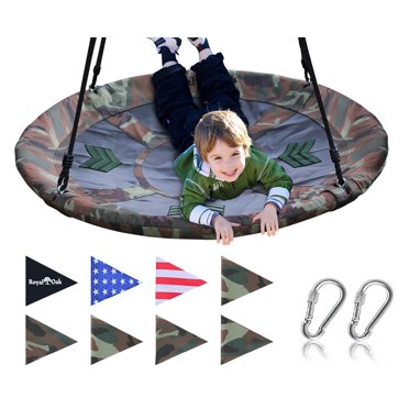 Royal Oak Giant 40 Inch Flying Saucer Tree Swing, Bonus Protective ...