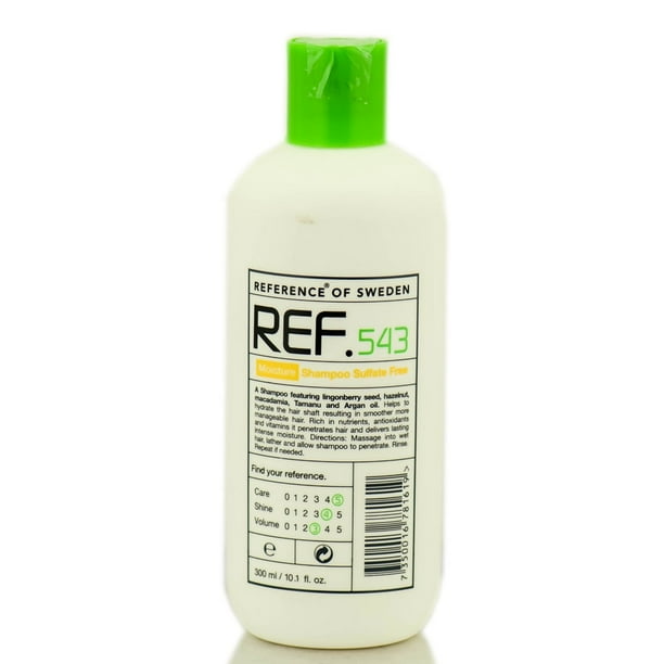 Reference Of Sweden REF 543 Moisture Shampoo - Size : 10.1 oz - Walmart ...