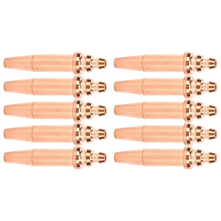 Propane Cutting Torch Tips, High Concentricity 10pcs Brass Uniform In ...