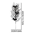 CVLNCYCLING Halloween Floral Pick, Bare Twig Branch With Glitter ...