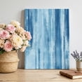Blue Paint Canvas Wall Art for Living Room, Modern Abstract Light Blue ...