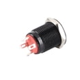 BIMZUC 12mm / 0.47 inches LED Light Momentary Push Button Switch Toggle ...