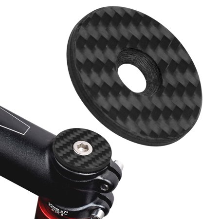 TiooDre Carbon Headset Top Cap Bicycle Stem Carbon Cap with Ti Screw ...