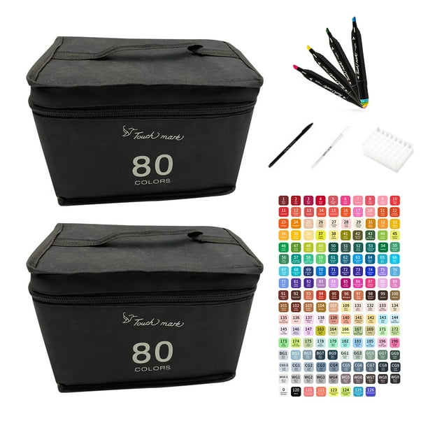 Yeacher Art Markers 168 Colors Dual Tips Drawing Markers Alcohol-Based ...