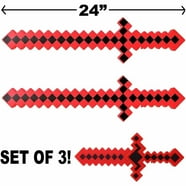 Minecraft Disguise Plastic Kids Toy - Gold Sword Costume Accessory ...