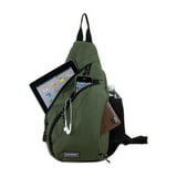 Eastsport Protection Ergo Sling Backpack - Army Green - Walmart.com