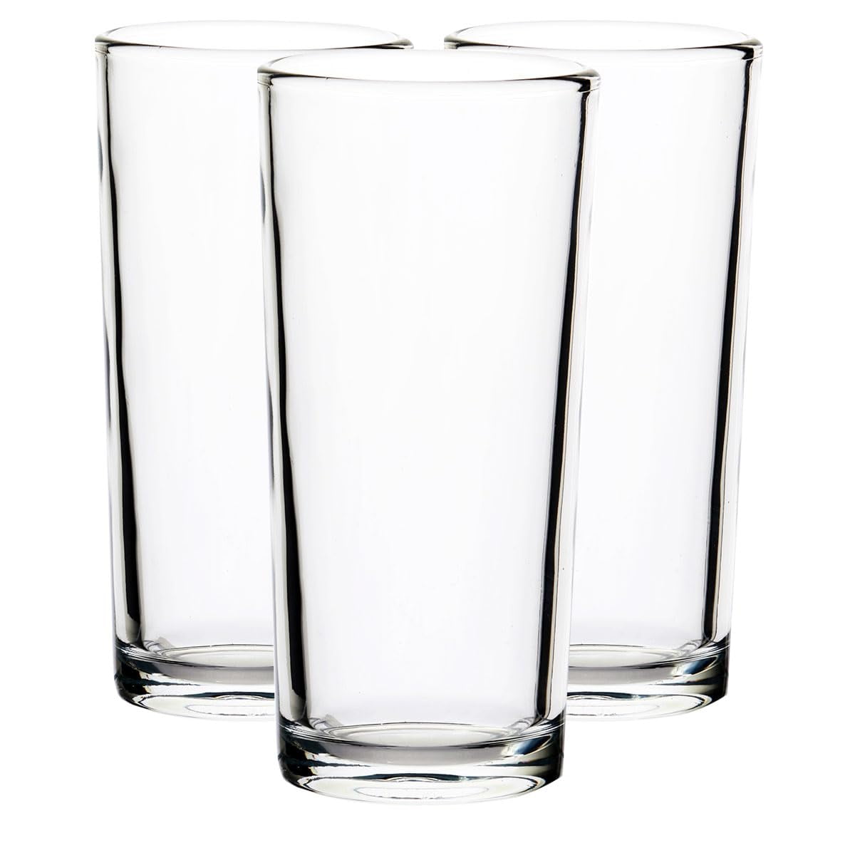 Juego de 20 Vasos Cuberos de Vidrio Cristal para Banquete o Restaurante Mayoreo 280ml VITTORI ...