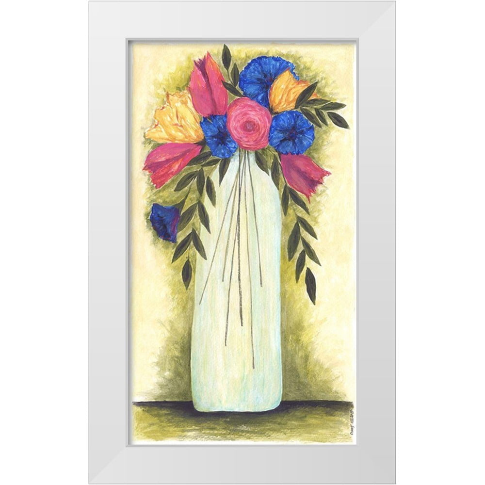 Shamp, Cindy 15x24 White Modern Wood Framed Museum Art Print Titled ...