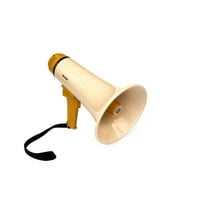 13" Beige and Black 10-Watt Megaphone - Walmart.com