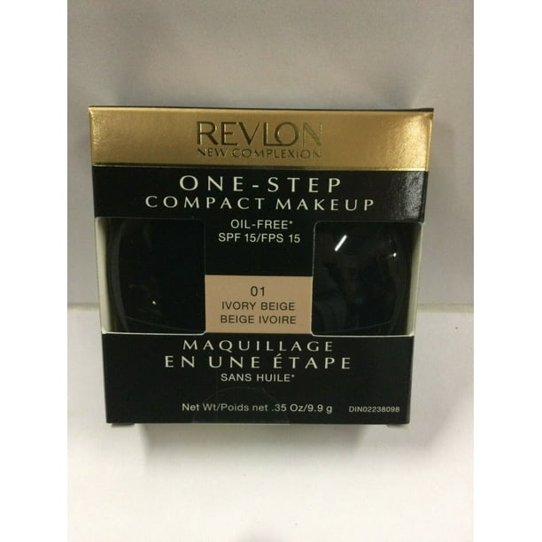 REVLON New Complexion One-Step Compact Makeup Oil Free SPF 15- IVORY ...