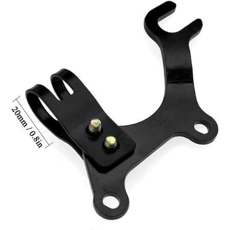 Black 16/20mm MTB Road Bike 160mm Disc Brake Bracket Frame Mount ...