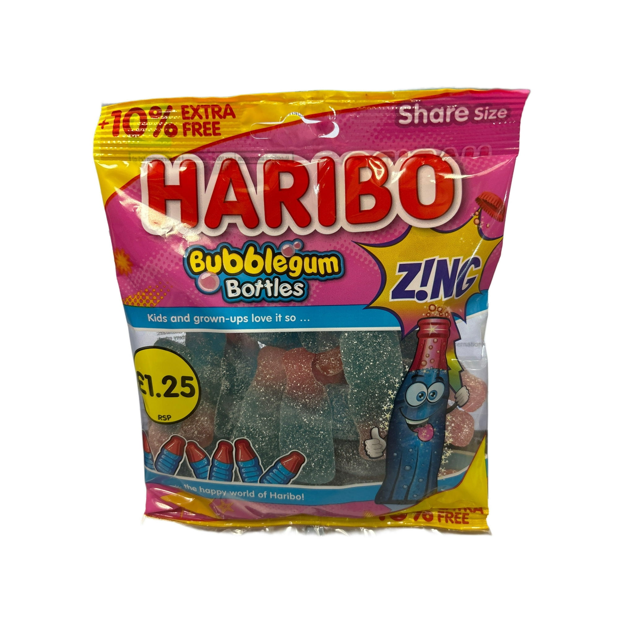 Click here for Extreme Snacks Haribo Bubblegum Bottles Zing Candy... prices