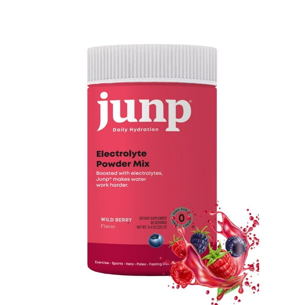 JUNP Hydration Electrolyte Powder, Electrolytes Drink Mix, Hydration ...