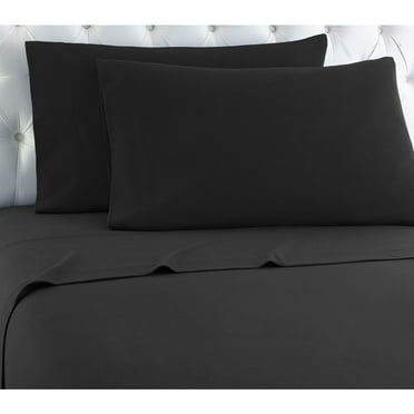 Shavel Micro Flannel Quality Lace-Edged Sheet Set - Full Flat/Fitted ...